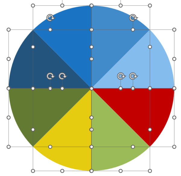 Triangles inside the octagon - PowerPoint tutorial - How-to - Techronology