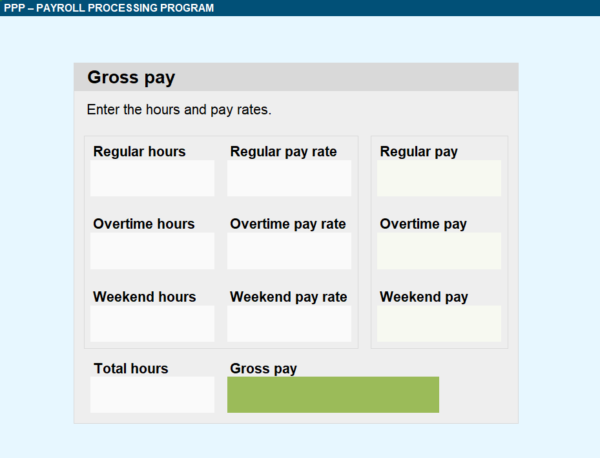 PPP - Payroll Processing Program - Techronology