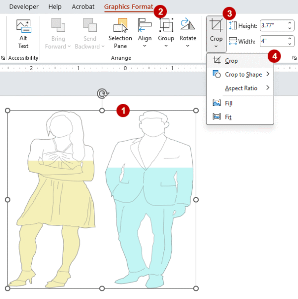 Crop images directly in PowerPoint - How-to - Techronology
