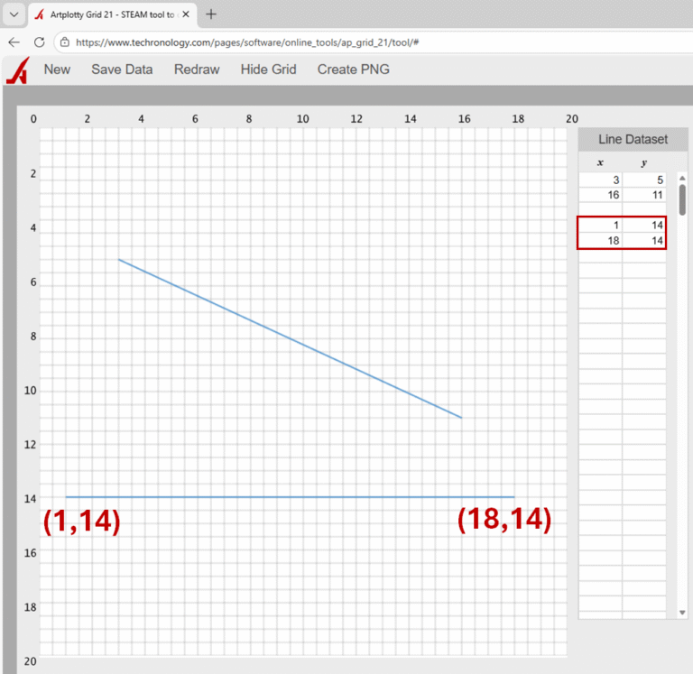 Draw lines in APG21 - How to - Techronology